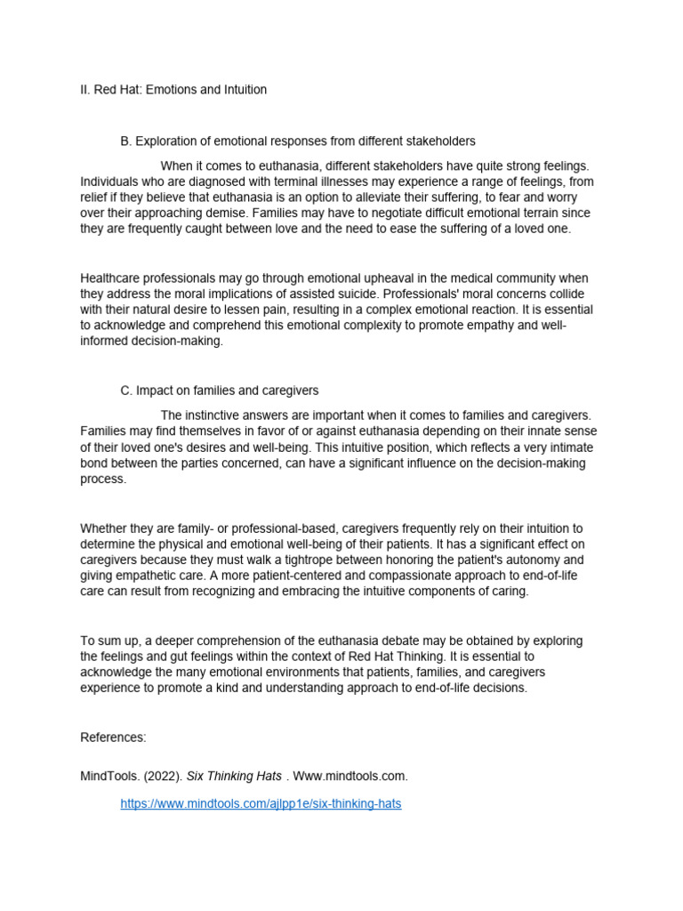 Red Hat - Emotions and Intuition 113023 | PDF | Emotions | Empathy