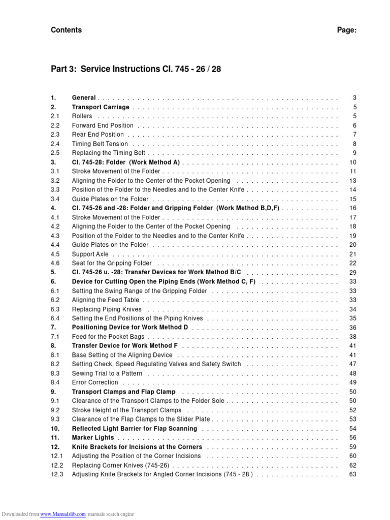 Service Instructions 2 | PDF | Belt (Mechanical) | Valve