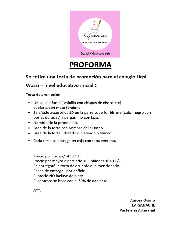 PROFORMA | PDF