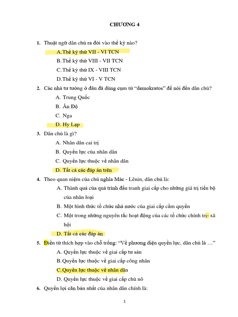 CHƯƠNG 4 CNXH LẦN 3 | PDF