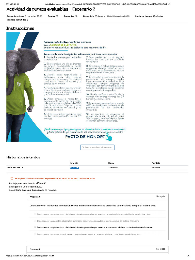 Quiz 1 Admon Financiera | PDF | Technology & Engineering