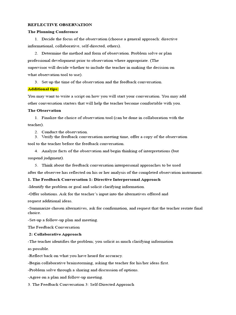 Reflective Supervision | PDF | Brainstorming | Psychological Concepts