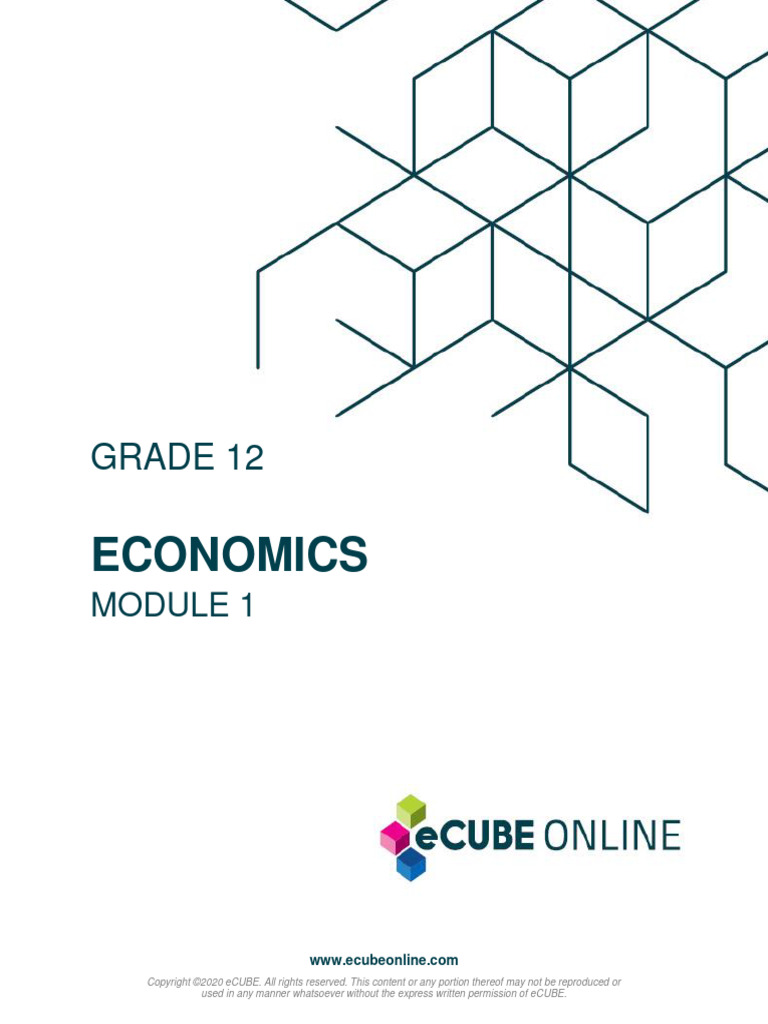 Economics Module-1 | PDF | Consumption (Economics) | Gross Domestic Product