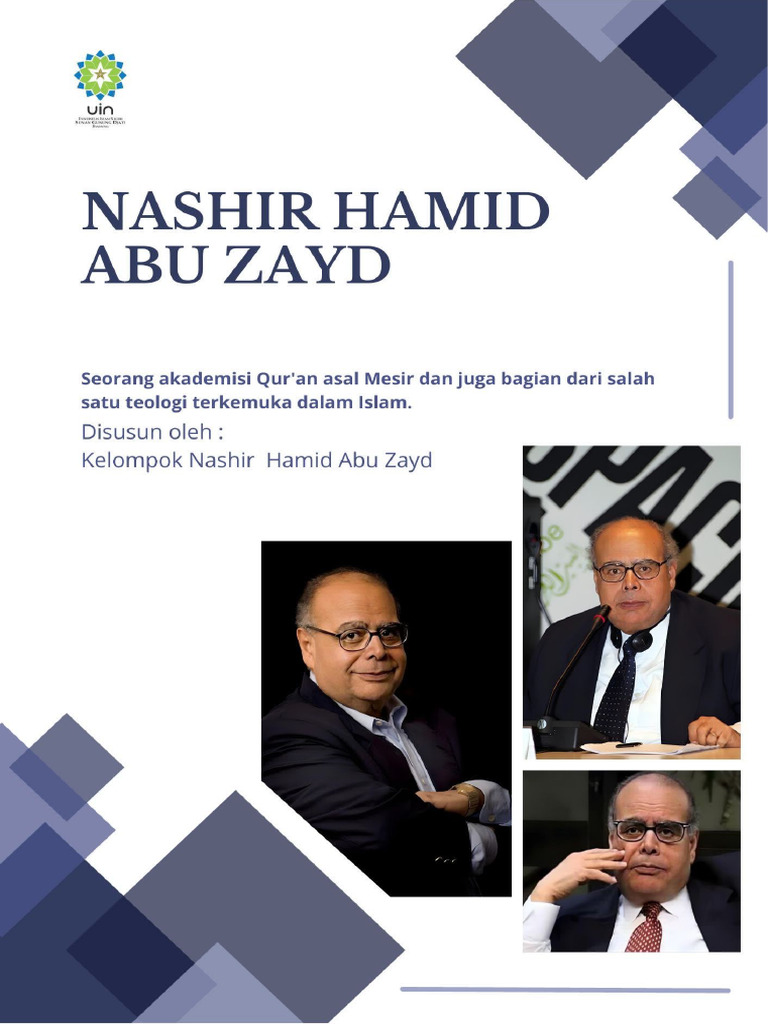 Biografi Singkat Nashir Hamid Abu Zayd | PDF