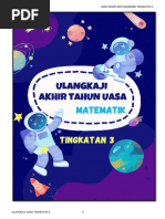 Mathematics (UASA) F3 Matematik 2024 | PDF