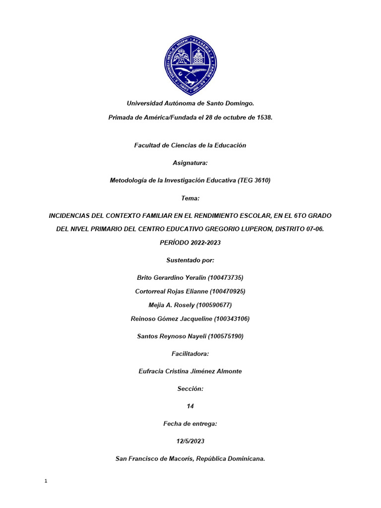 Citas Proyecto 1 | PDF | Aprendizaje | Enseñando