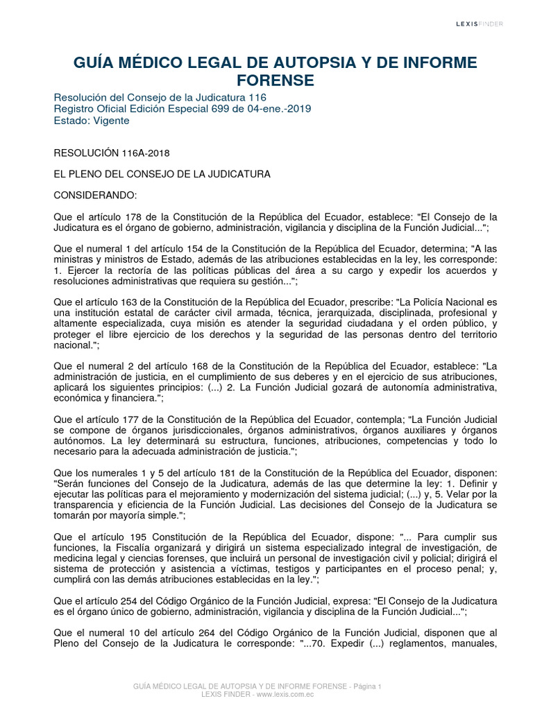 GUÍA MÉDICO LEGAL DE AUTOPSIA Y DE INFORME FORENSE | PDF | Pelo ...