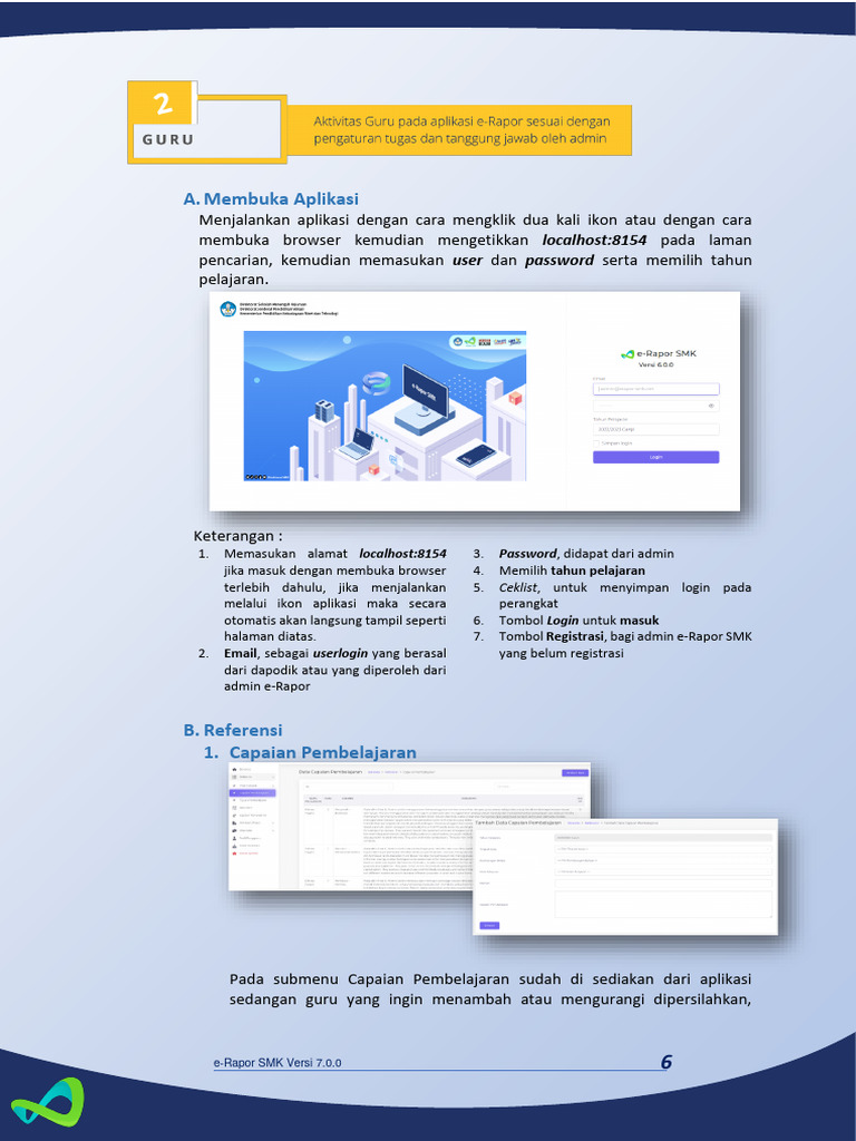 Panduan E-Rapor SMK V.7 (Guru) | PDF | Komputer