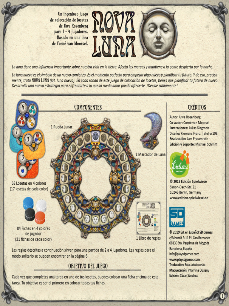 Reglas Nova Luna | PDF