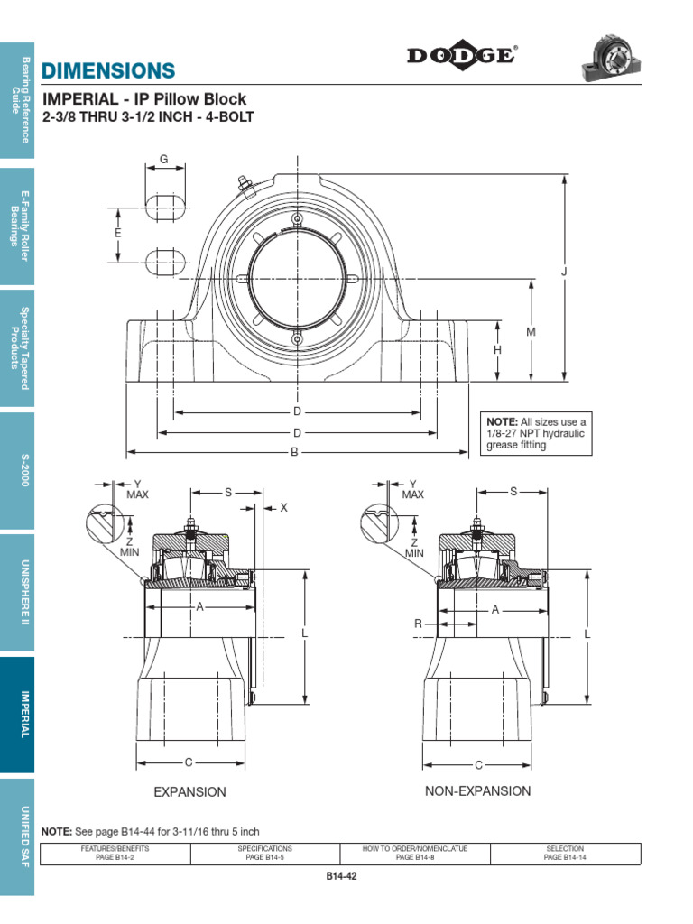 DODGE IMPERIAL - IP Pillow Block P4B | PDF | Mechanical Engineering | Machines