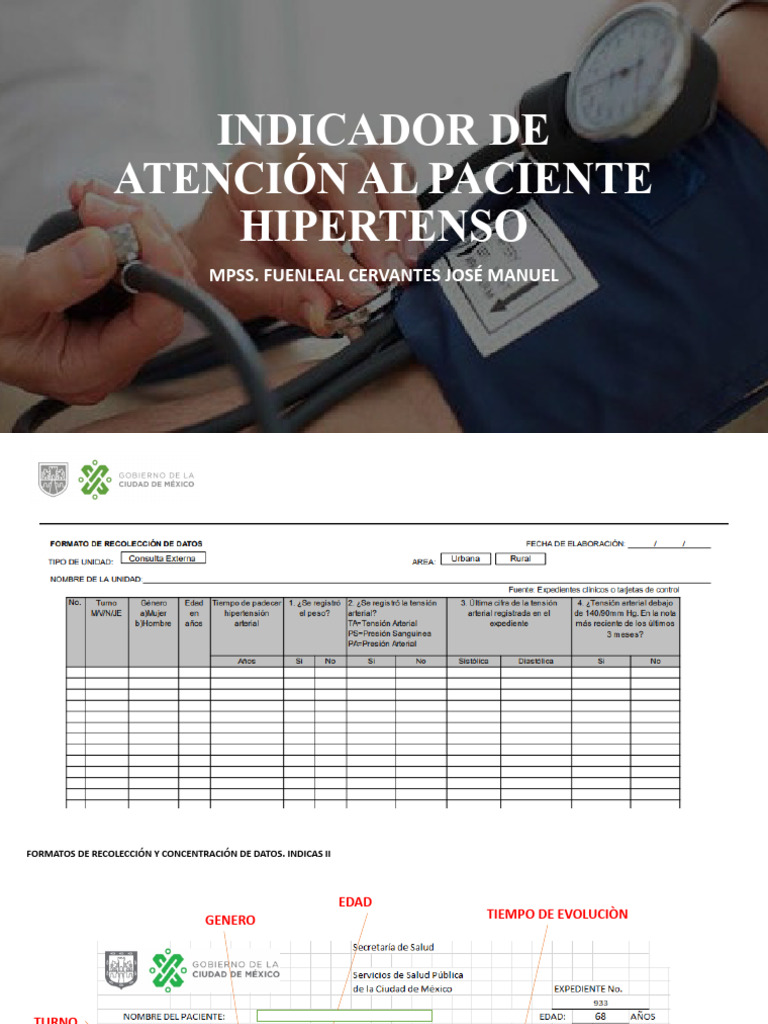 Indicador de Atención Al Paciente Hipertenso | PDF Indicador de Atención Al Paciente Hipertenso | PDF