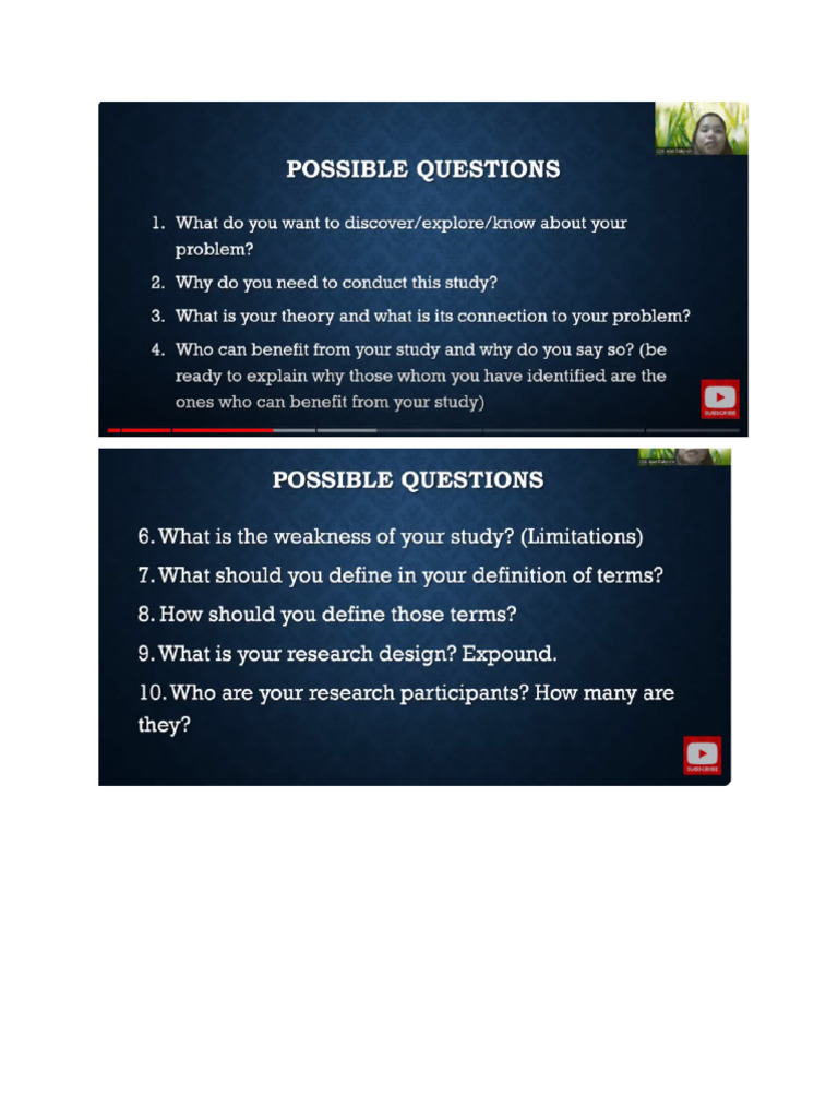 QUESTIONs DEFENSE | PDF