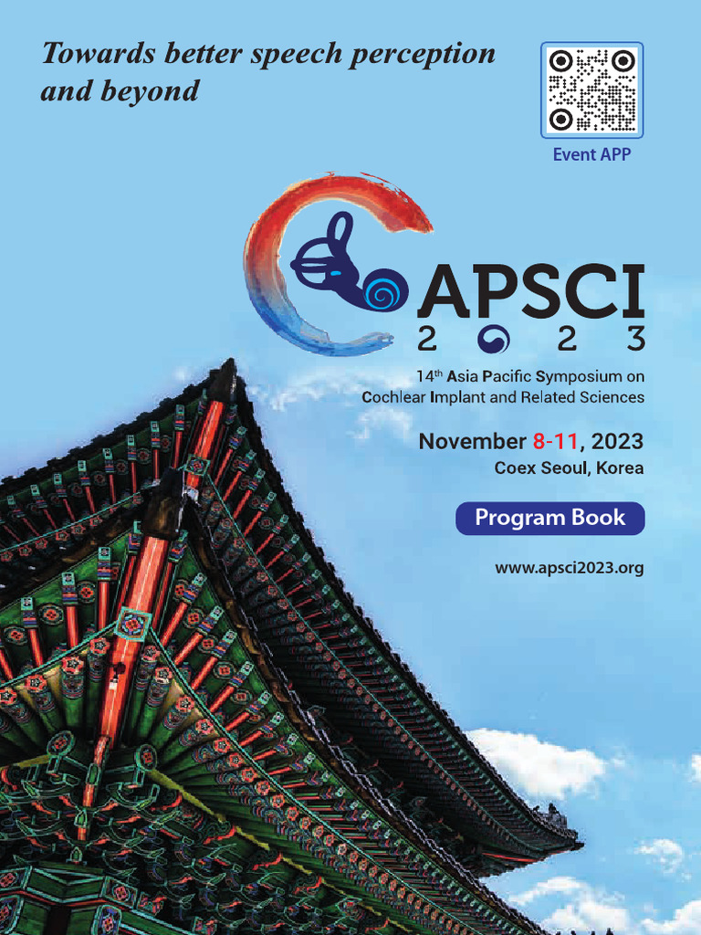 2023 APSCI - Program Book | PDF