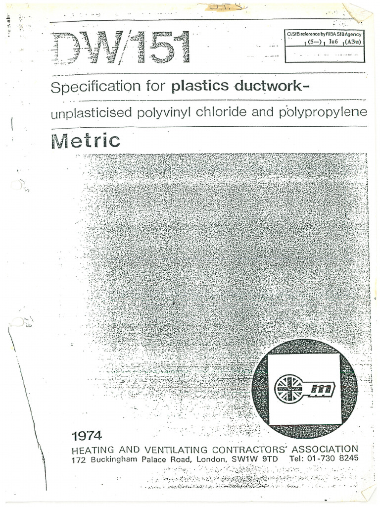 DW 151 Plastic Fabrication Standard | PDF