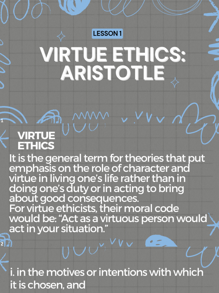Virtue Ethics Aristotle | Download Free PDF | Virtue | Happiness