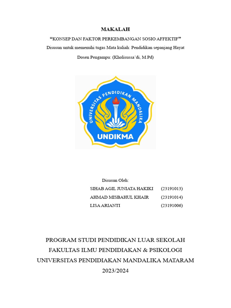 Makalah PSH | PDF