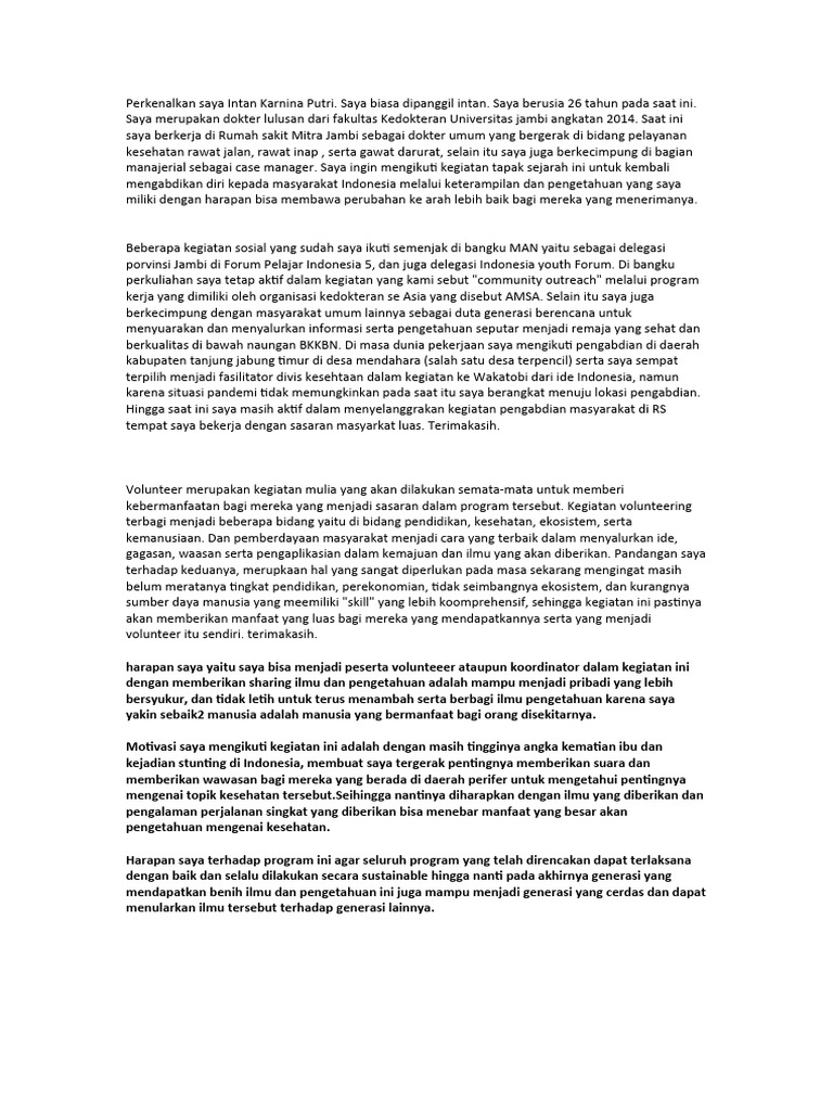 Form Gform Pendaftraan NUCA MOLAS | PDF | Pengembangan Diri