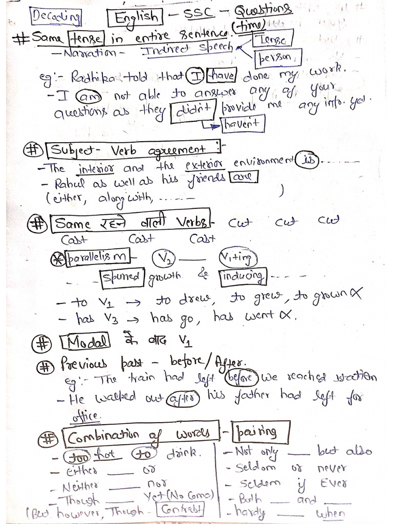 English Notes by Air 05 | PDF