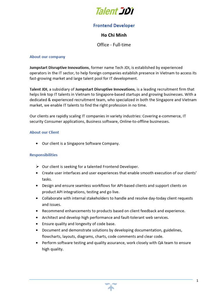 C01-06-Frontend Developer | PDF | Java Script | Software Framework