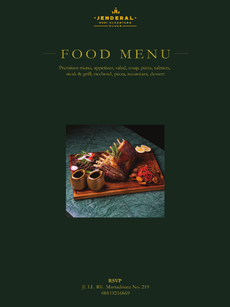 Food Menu 2023 | PDF