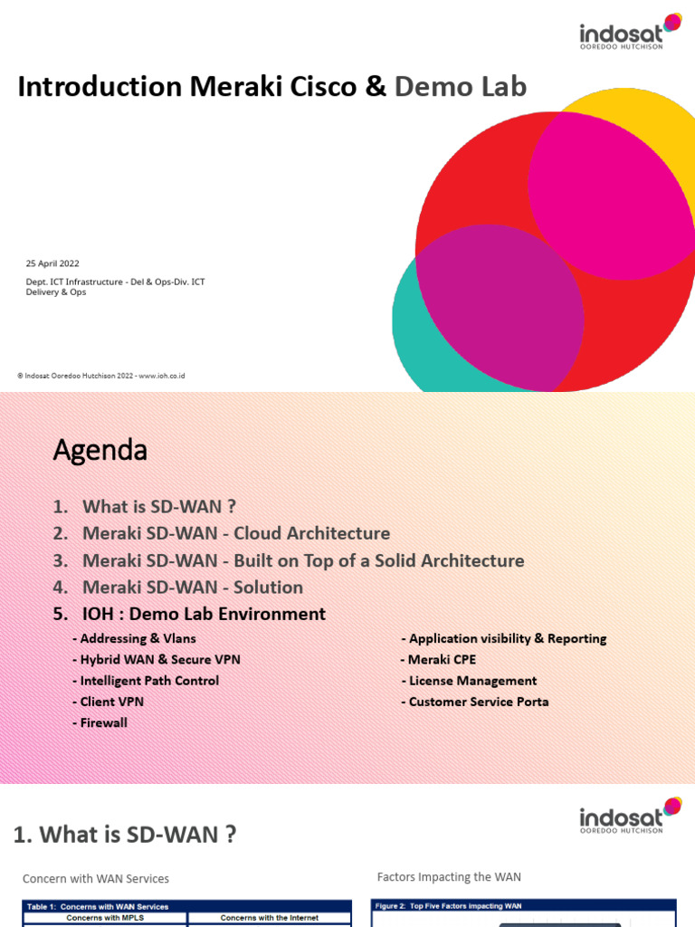 Introduction Meraki Cisco & Demo Lab 25042022 | PDF | Cloud Computing | Virtual Private Network