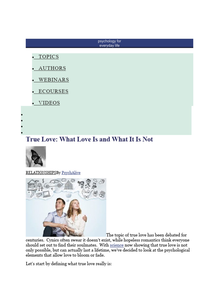 Love and Happiness | PDF | Love | Romance (Love)