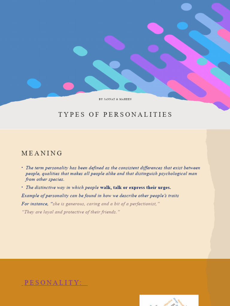 Types of Personalities | PDF | Personality Type | Social Psychology