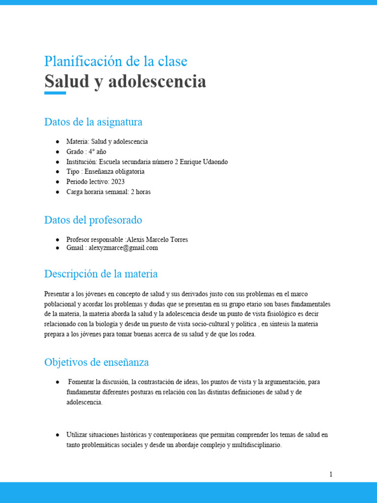 Planificación de La Clase | PDF | Evaluación