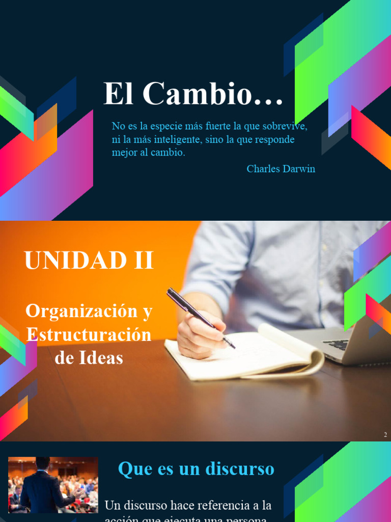 Características y Partes del Discurso | PDF | Hablar en público | Retórica