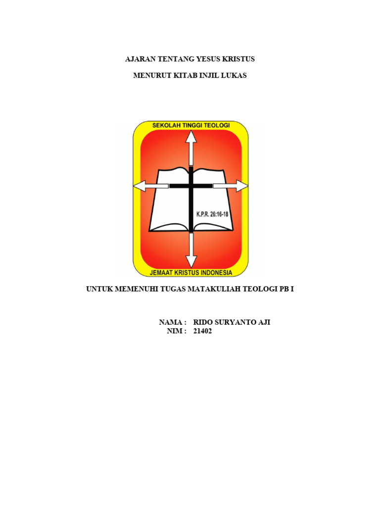 Ajaran Yesus Menurut Lukas | PDF