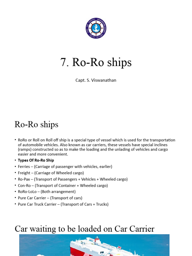 Ro-Ro Ships | PDF | Ships | Ventilation (Architecture)