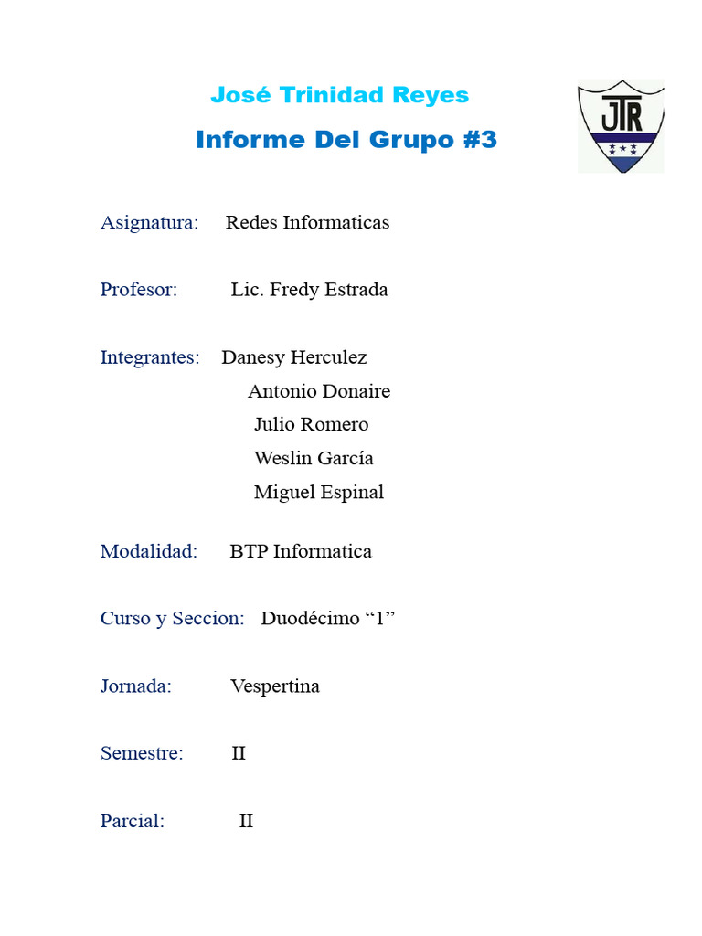 Informe | PDF | Dirección IP | Red de computadoras
