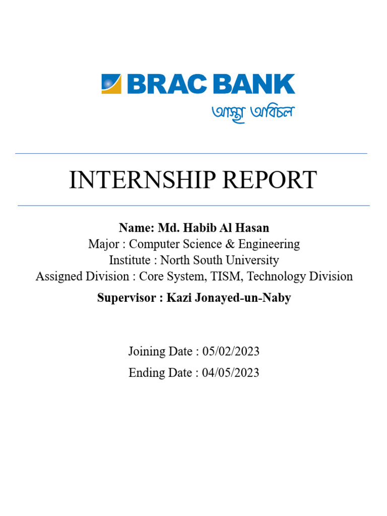 Internship Report (Md. Habib Al Hasan) | PDF | Computer Security | Security Internship Report (Md. Habib Al Hasan) | PDF | Computer Security | Security