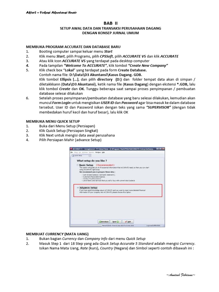 Modul Accurate 5 - Bab Ii | PDF | Bisnis
