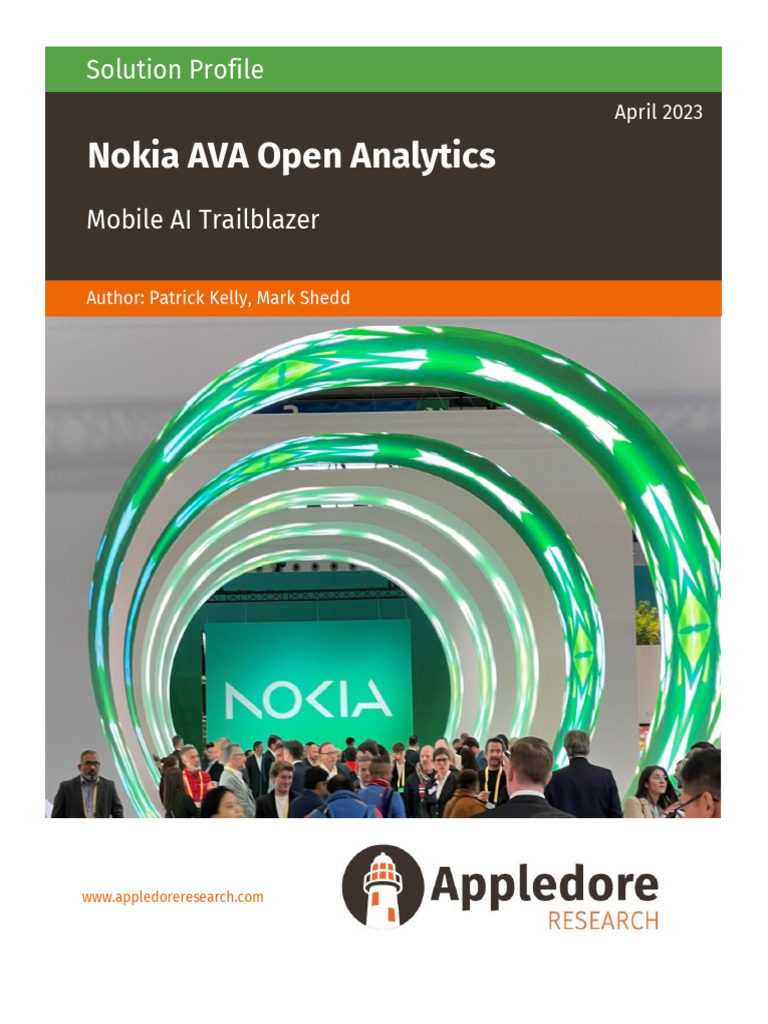 Nokia AVA Open Analytics Mobile AI Trailblazer Solution Sheet EN | PDF ...