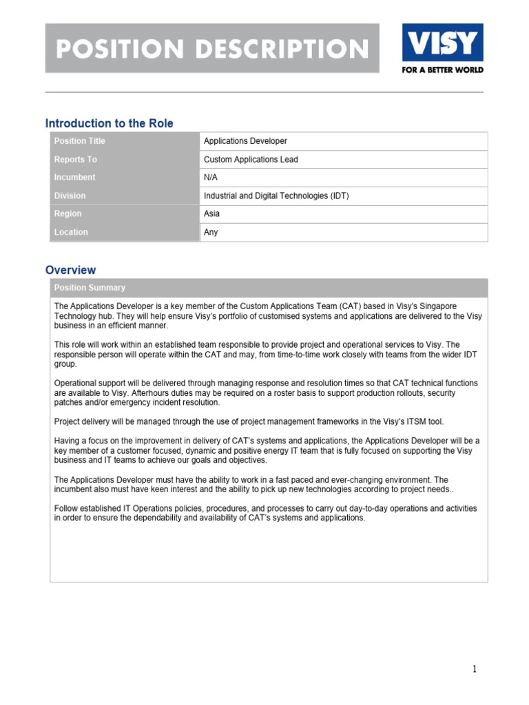 Devops Application Developer Pdf Packaging And Labeling Information Technology