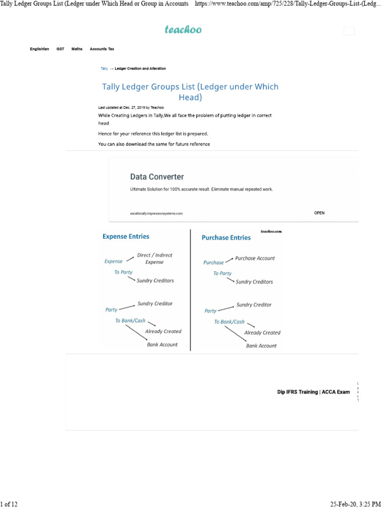 Exp GRP | PDF | Accounting