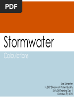 Rational Method Hydrologic Calculations With Excel-R1 | PDF | Drainage ...
