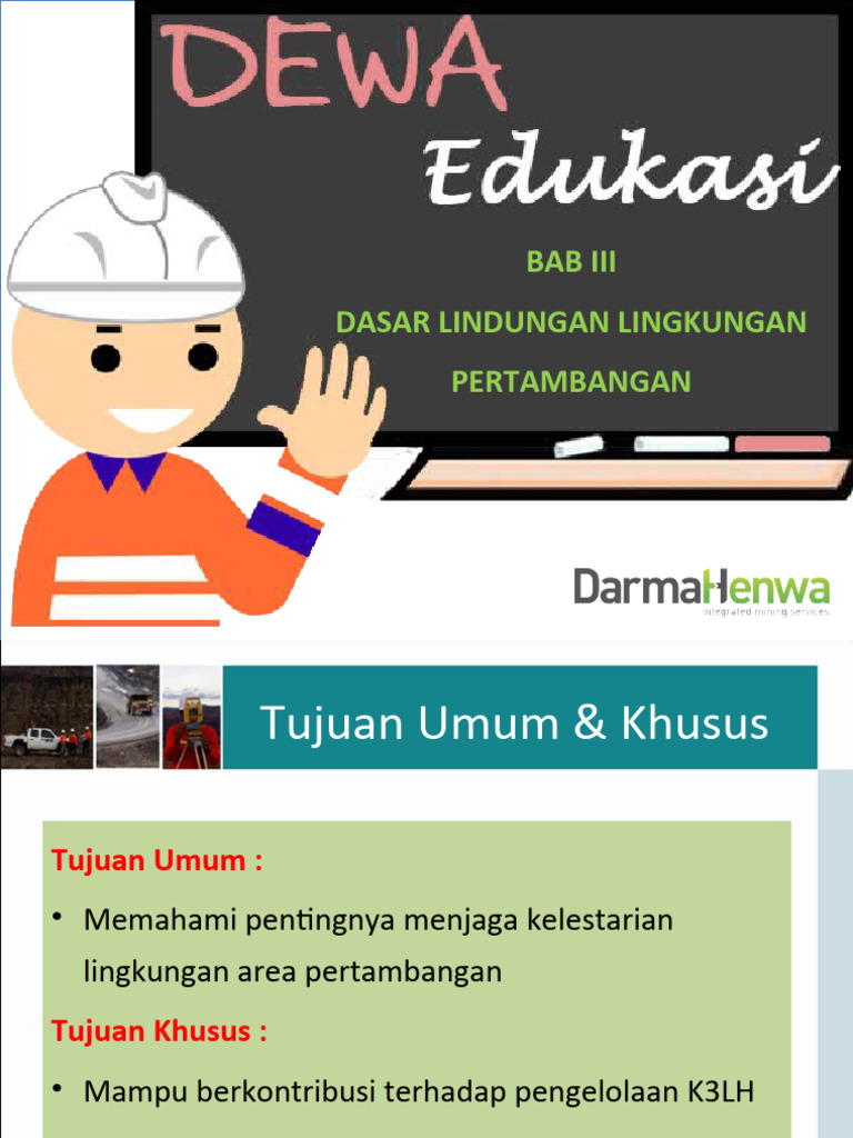 3 DEWA TEKNIKAL - Dasar Lindungan Lingkungan Pertambangan | PDF