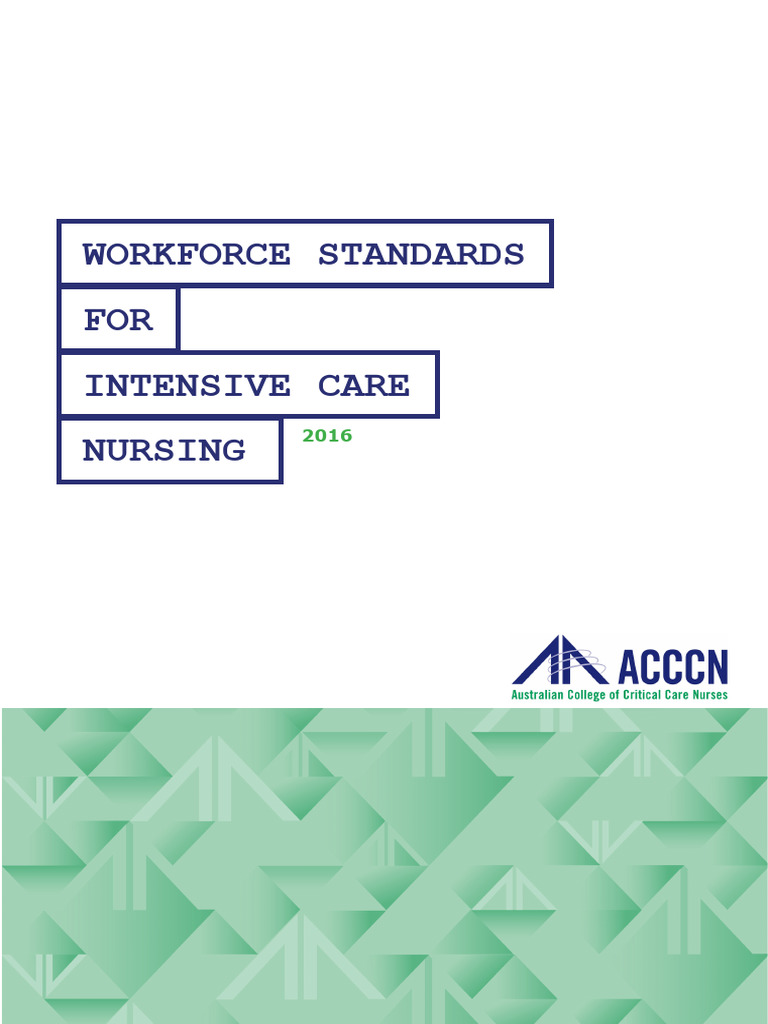 Workforce Standards | PDF | Intensive Care Unit | Intensive Care Medicine