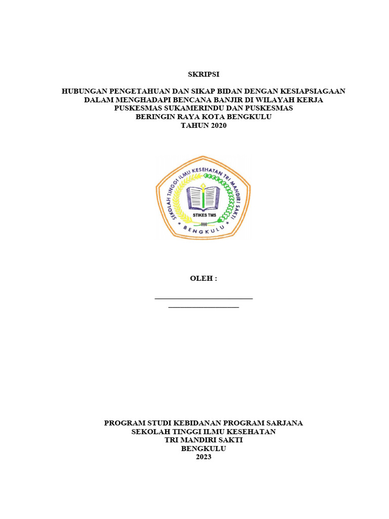 Contoh Penulisan Skripsi Pdf