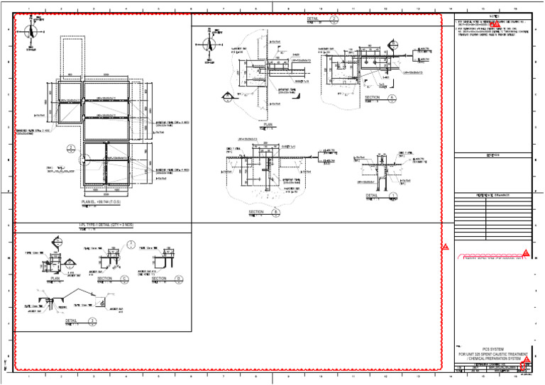 PCS System For Unit 325 Spent Caustic Treatment Chemical Preparation ...