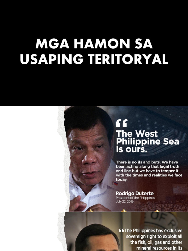 Mga Hamon Sa Usaping Teritoryal | PDF