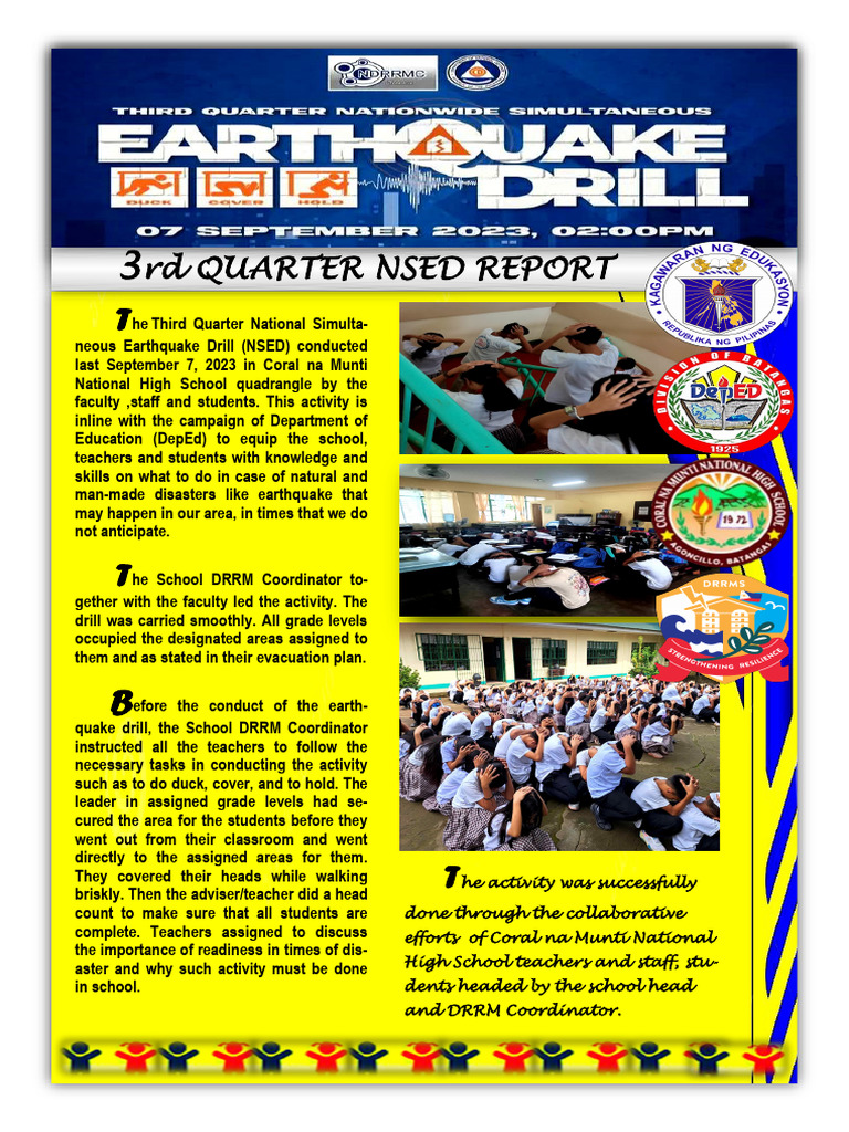 Maganzine Type DRRM 3rd Quarter NSED | PDF