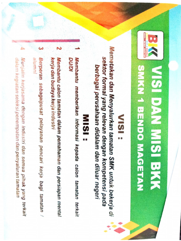 Visi Misi BKK | PDF