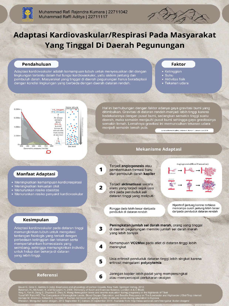 Poster Adaptasi Ketinggian | PDF
