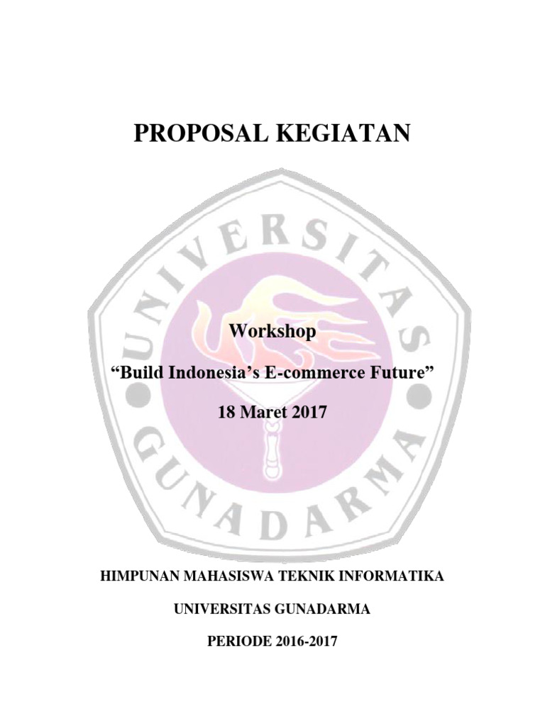 Workshop E-commerce Mahasiswa | PDF