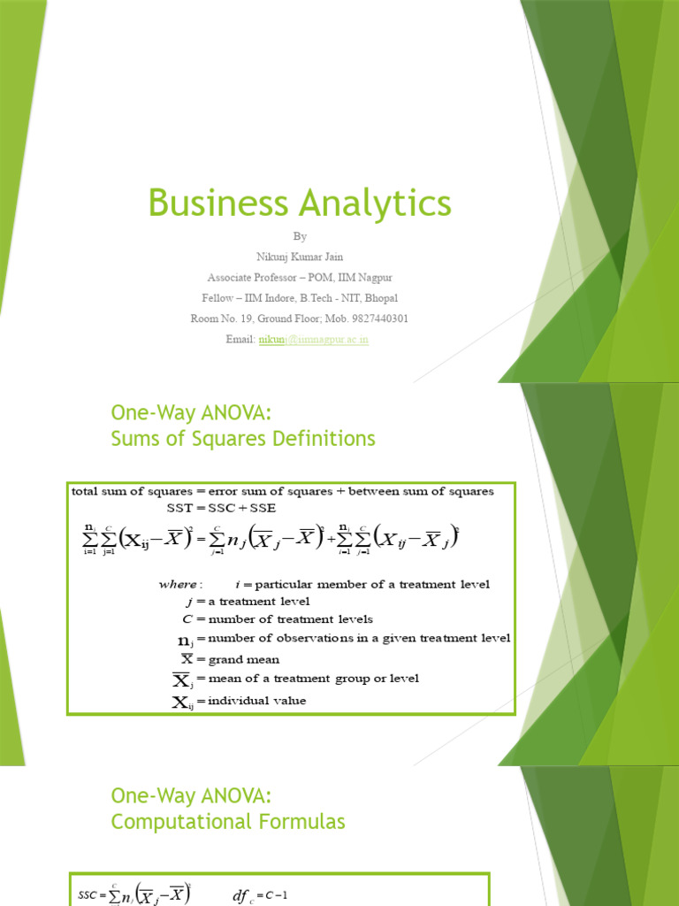 Session 2-3 (ANOVA) Regression | PDF | Errors And Residuals | Regression Analysis
