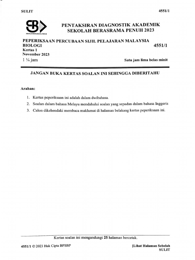 Bio K1 Trial SBP 2023 | PDF