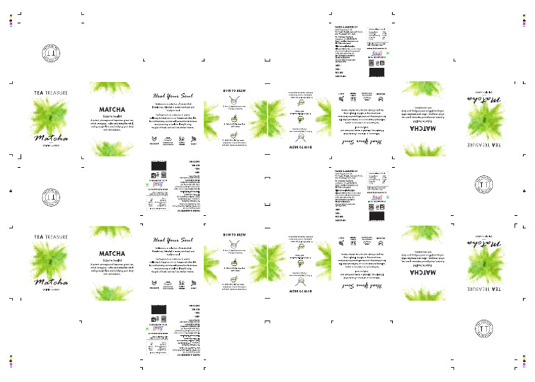 Matcha Tea Box | PDF